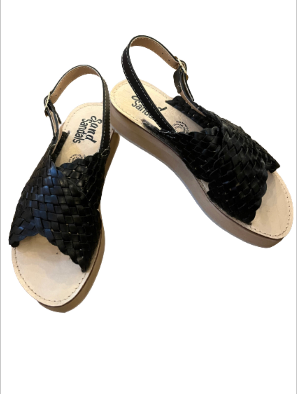708/ Black sandal – Sandsandals